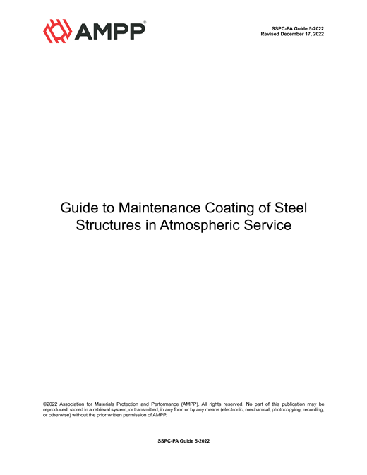 Guide to Maintenance Coating of Steel Structures in Atmospheric Service ...