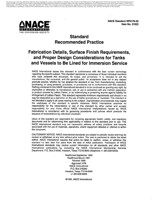 Fabrication Details, Surface Finish Requirements, and Proper Design ...