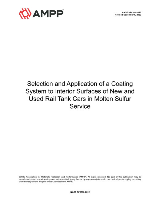 Selection and Application of a Coating System to Interior Surfaces of ...