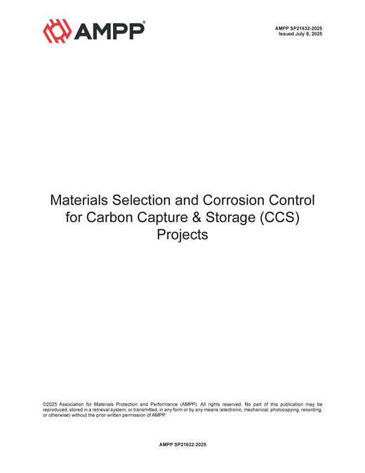 Materials Selection and Corrosion Control for Carbon Capture & Storage (CCS) Projects ...
