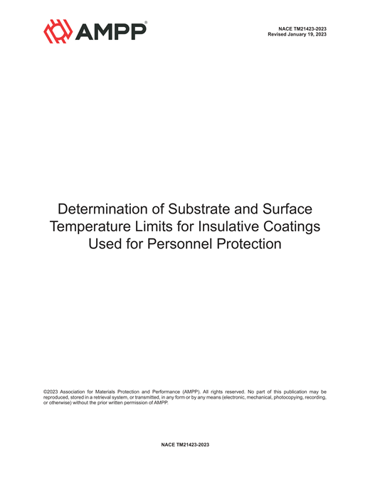 Determination of Substrate and Surface Temperature Limits for ...