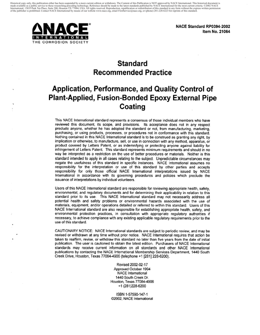 Application, Performance, and Quality Control of Plant-Applied, Fusion ...
