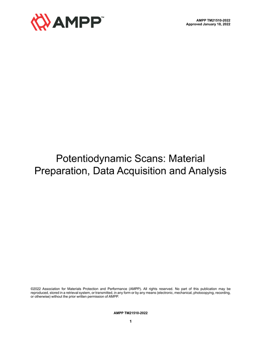 Potentiodynamic Scans: Material Preparation, Data Acquisition and ...