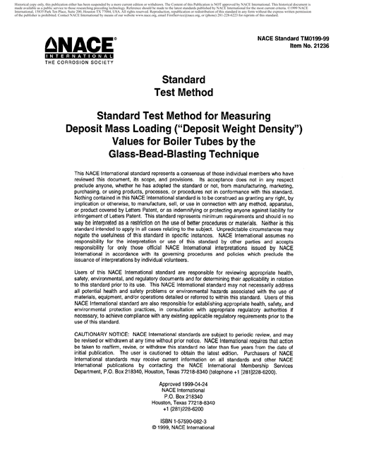 Standard Test Method for Measuring Deposit Mass Loading (“Deposit ...