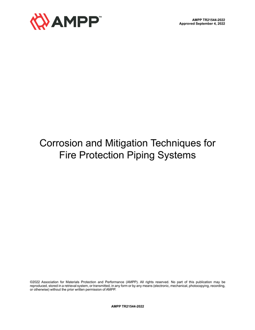 Corrosion and Mitigation Techniques for Fire Protection Piping Systems ...