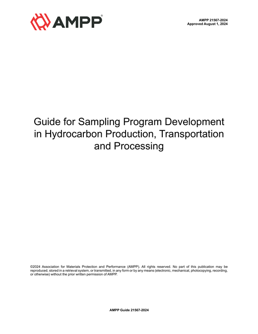 Guide for Sampling Program Development in Hydrocarbon Production ...