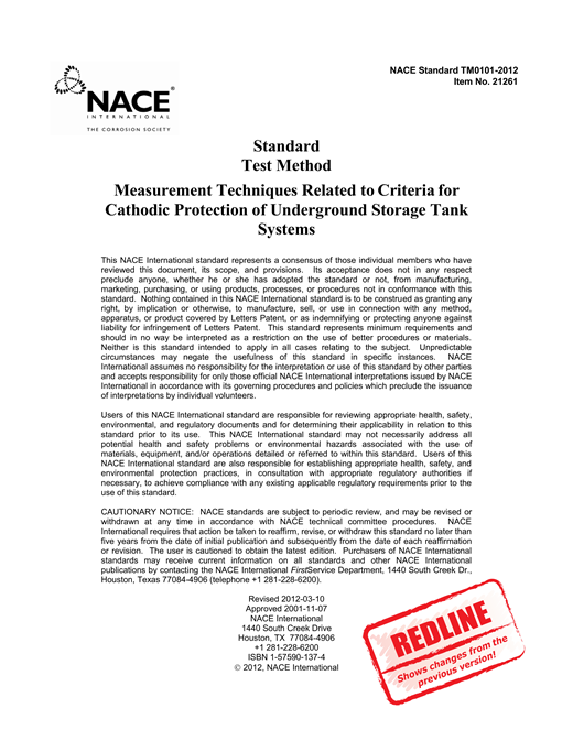 Measurement Techniques Related to Criteria for Cathodic Protection of ...