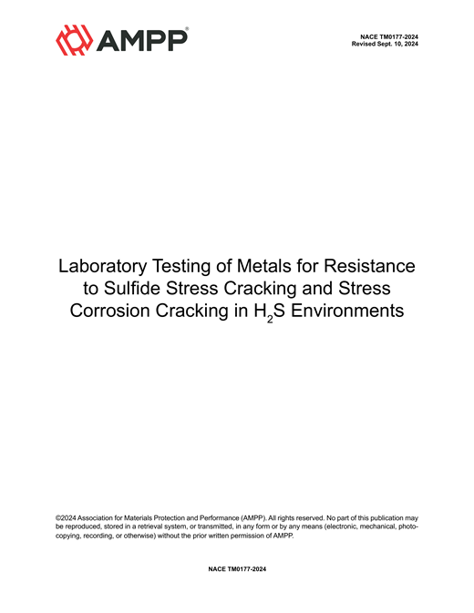 Laboratory Testing of Metals for Resistance to Sulfide Stress Cracking ...