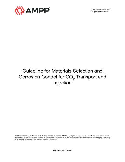 Guideline for Materials Selection and Corrosion Control for CO2 ...