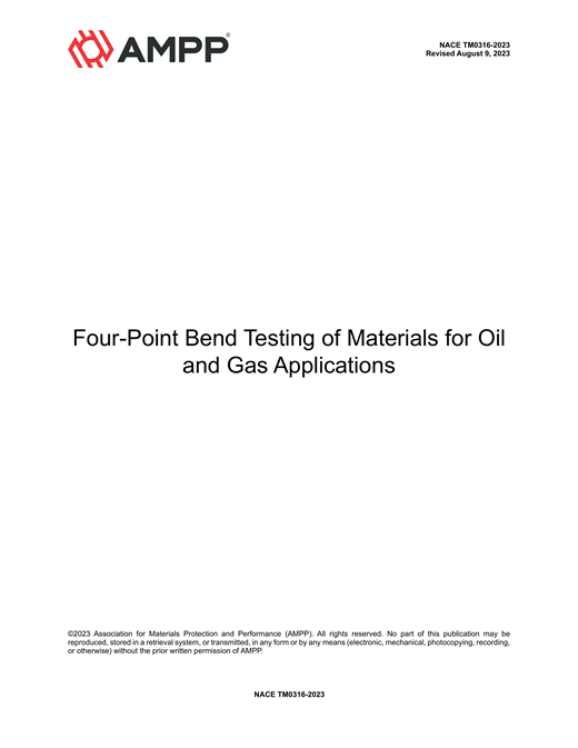 Four-Point Bend Testing of Materials for Oil and Gas Applications ...