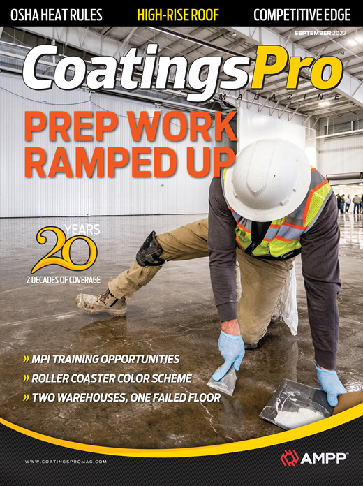 Volume 22 Issue 9 | CoatingsPro | Association for Materials Protection and Performance