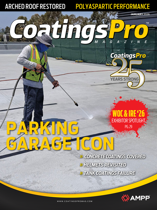Volume 26 Issue 1 | CoatingsPro | Association for Materials Protection and Performance