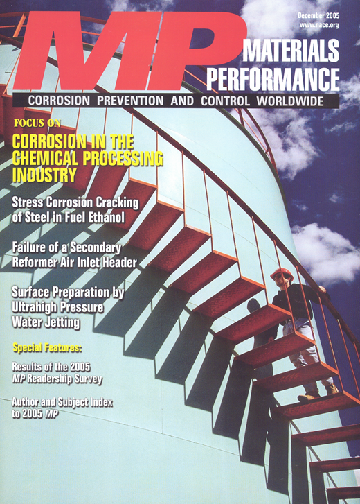Stress Corrosion Cracking in Fuel Ethanol: A Recently Recognized ...