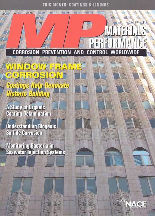 The Delamination of Organic Coating | Materials Performance | Association for Materials ...