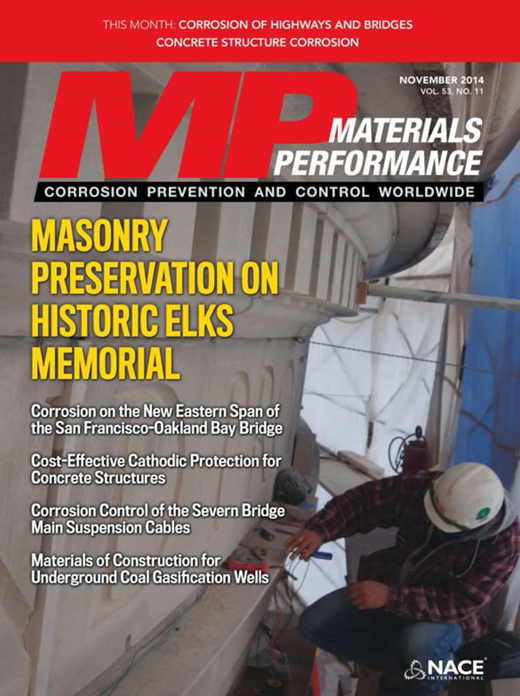 Coating Concrete | Materials Performance | Association for Materials Protection and Performance