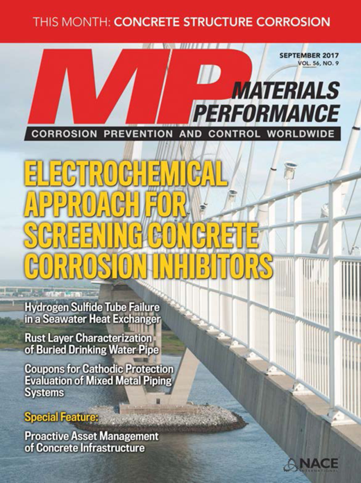 Coupons for Cathodic Protection Evaluation of Mixed-Metal Piping ...