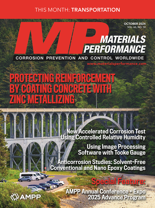 Volume 63 Issue 10 | Materials Performance | Association for Materials ...