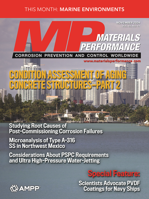 Volume 63 Issue 11 | Materials Performance | Association for Materials ...